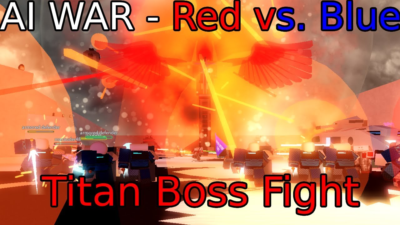 AI War- Red vs. Blue Latest Update (Final Boss & Ending) - YouTube