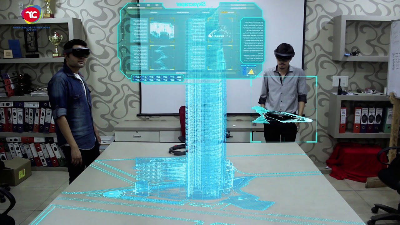 Smart Glass enabled Mixed Reality Map & Project Visualization - YouTube