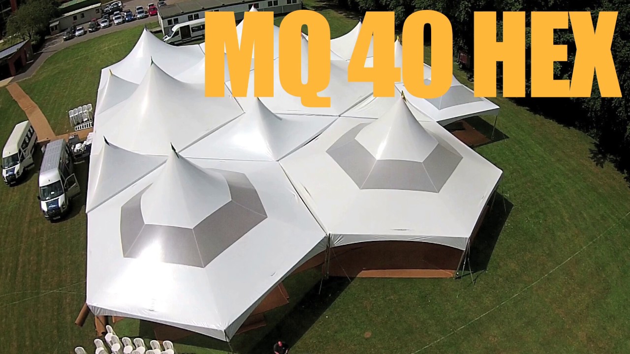 Tentnology® Matrix–Marquee™ MQ40 Hex - YouTube