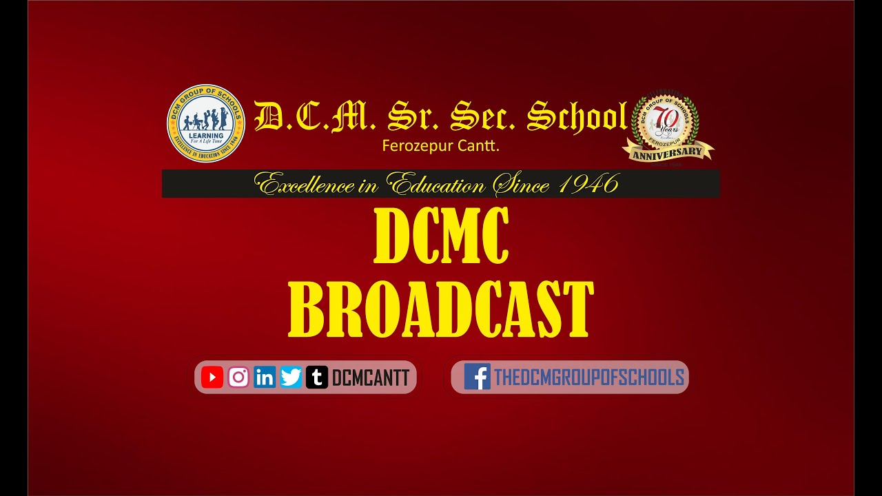 DCMC Broadcast December 2019 - YouTube