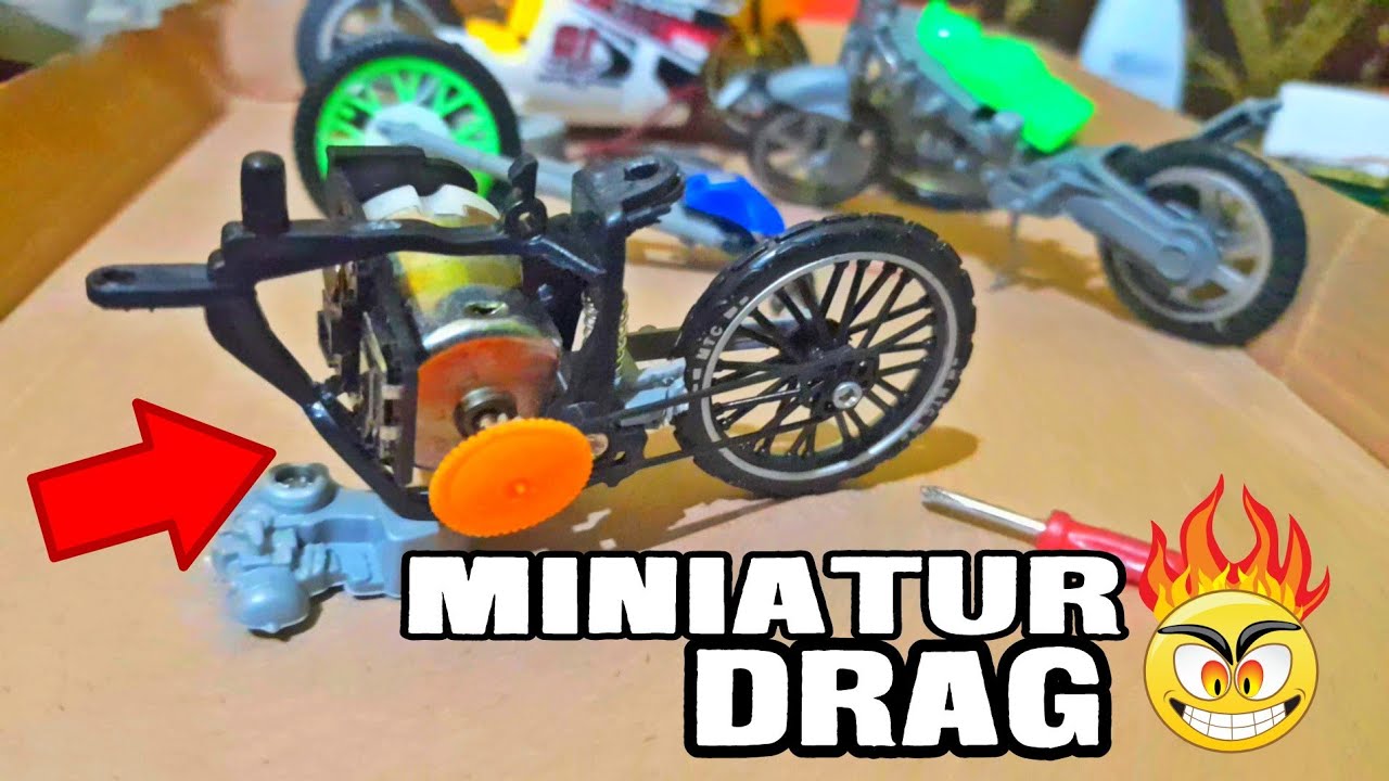 Proses pembuatan motor drag ,Miniatur drag ,Dinamo setan ,mainan drag ...