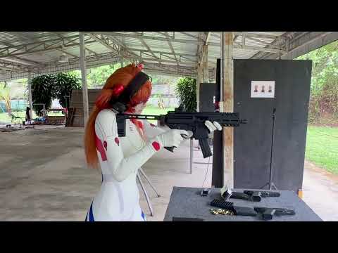Asuka's shooting training