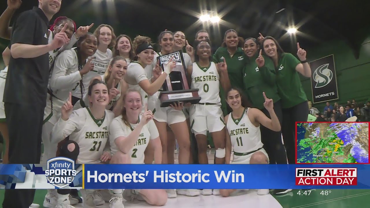 Sac State Hornets get historic win - YouTube