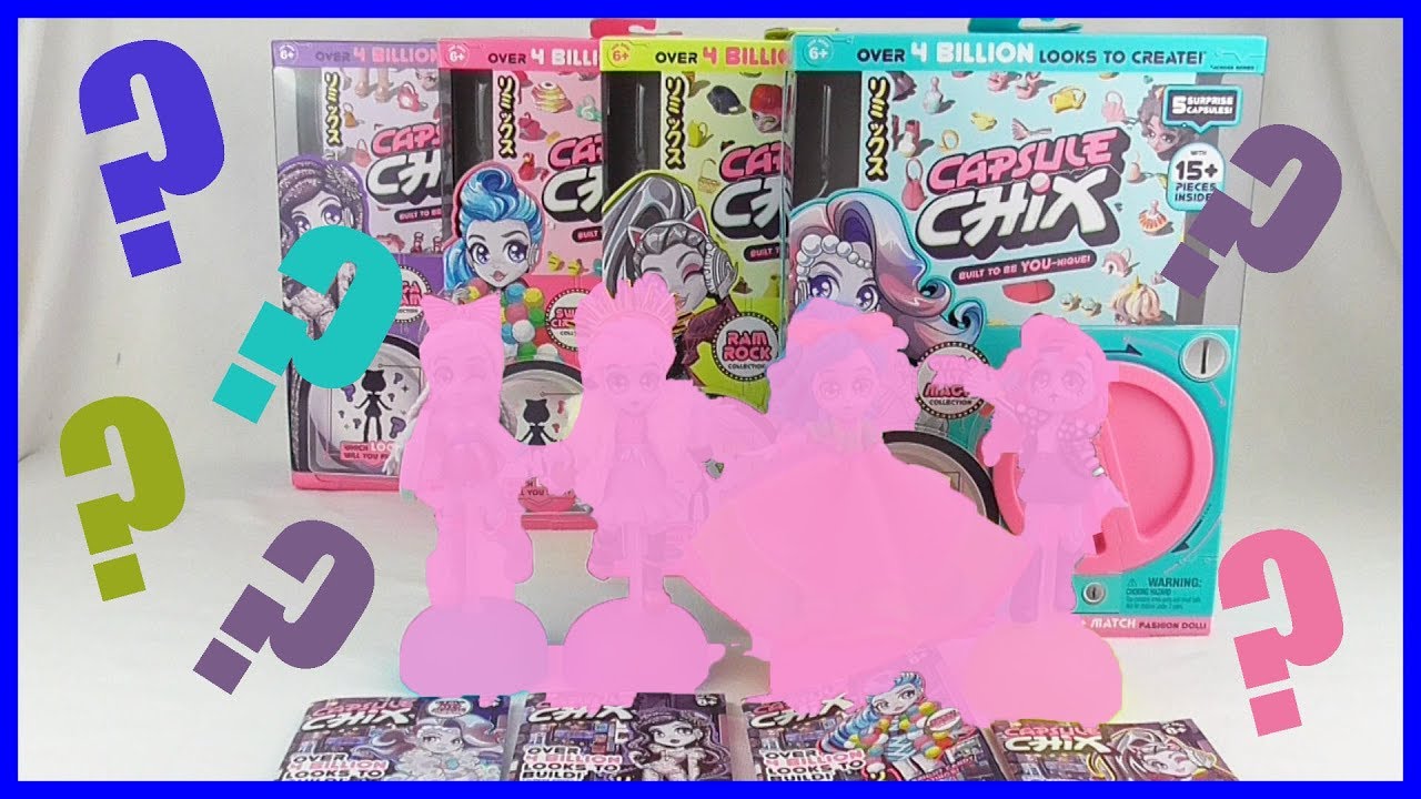 CAPSULE CHIX Full Collection Review + PR Unboxing! - TYLER'S TOY BOX ...