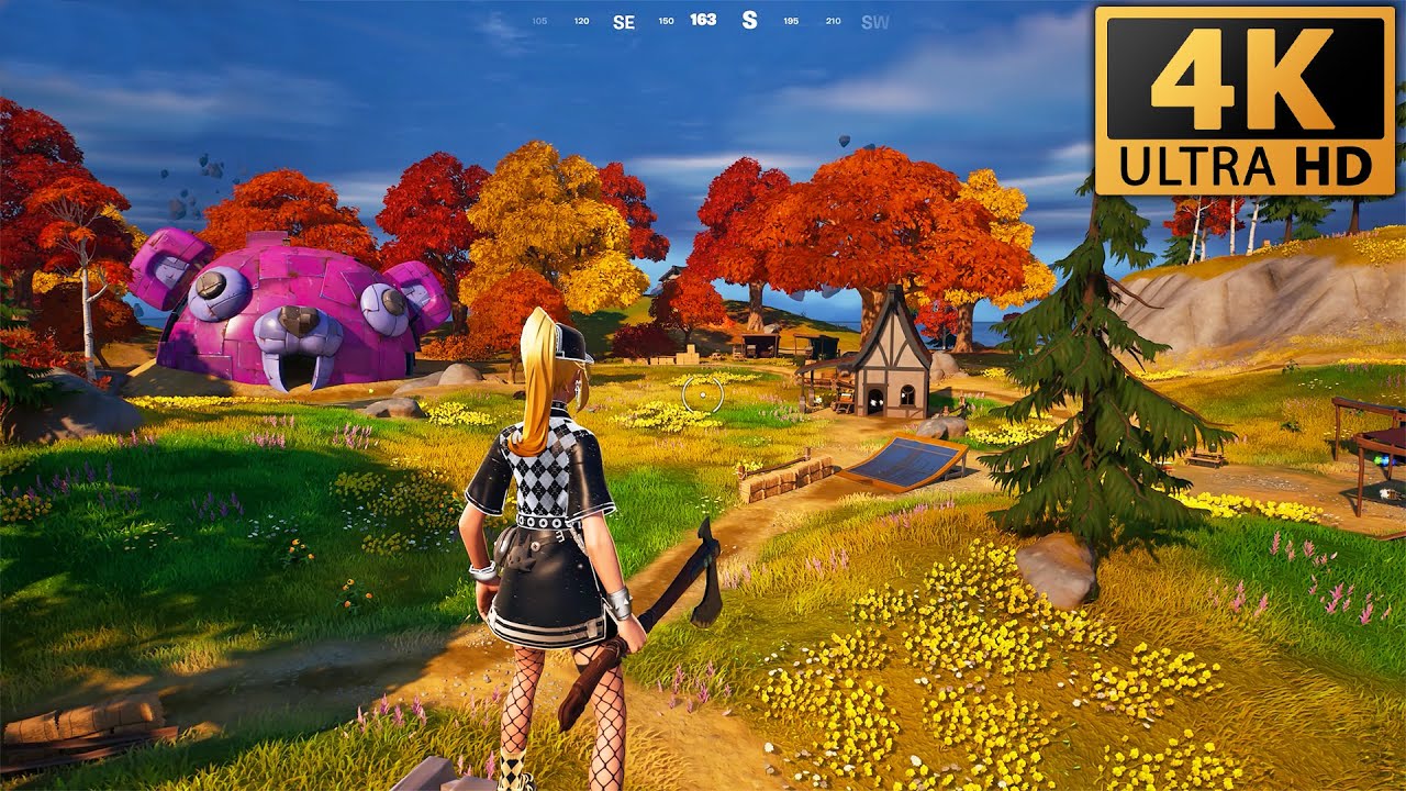 Fortnite Helsie Gameplay 4k 60fps Chapter 4 Season 1 Youtube