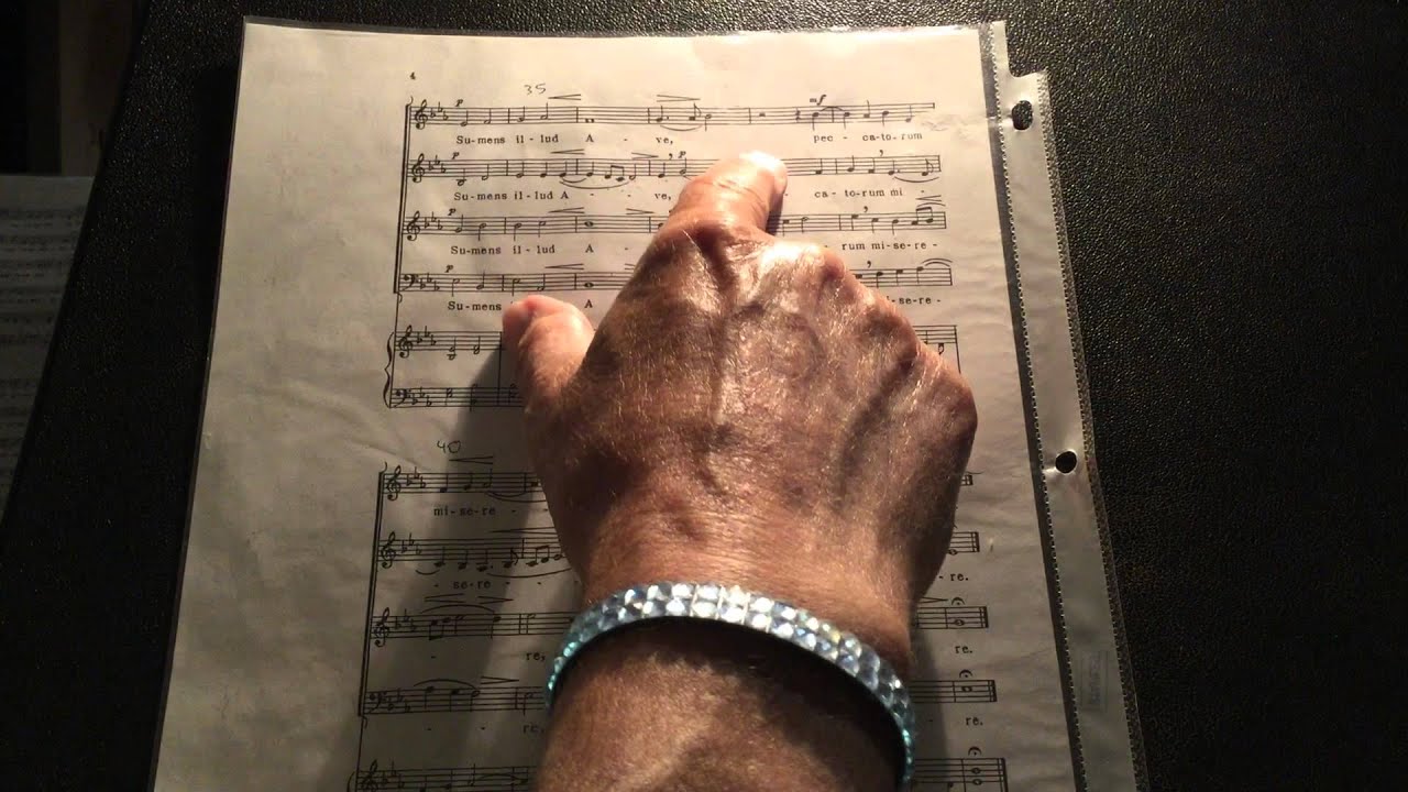 Complete soprano part recording of Alma Redemptoris Mater by Palestrina ...