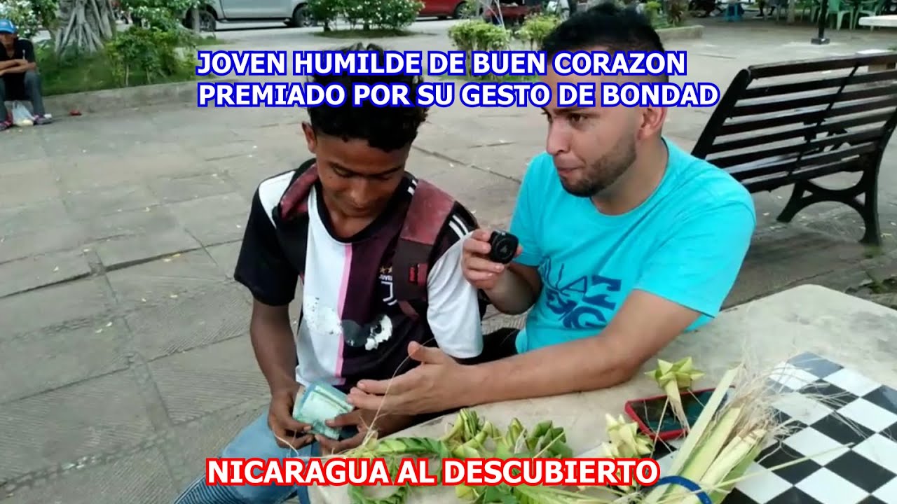 JOVEN HUMILDE DE BUEN CORAZON PREMIADO POR SU GESTO DE BONDAD - YouTube