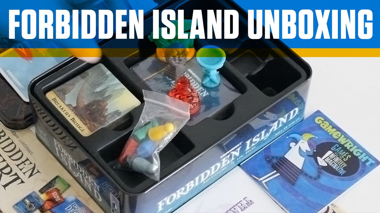 Forbidden Island Board Game Unboxing - YouTube