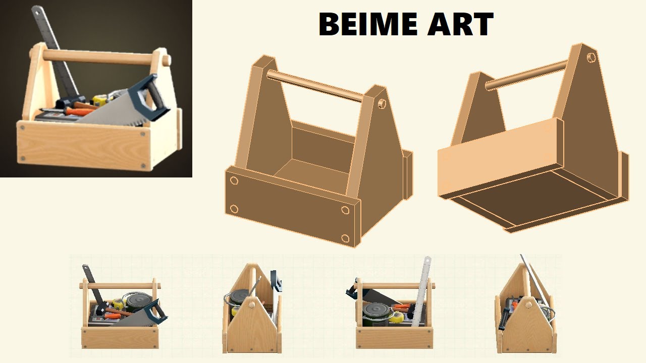 (3D Art) ACNH Wooden Toolbox - Ice Cream Stick Craft Idea - YouTube