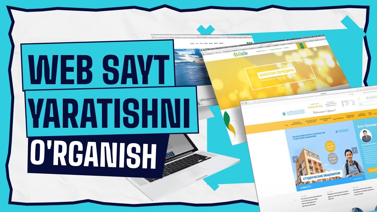 Bepul web sayt yaratish | Tilda orqali sayt yaratish - YouTube