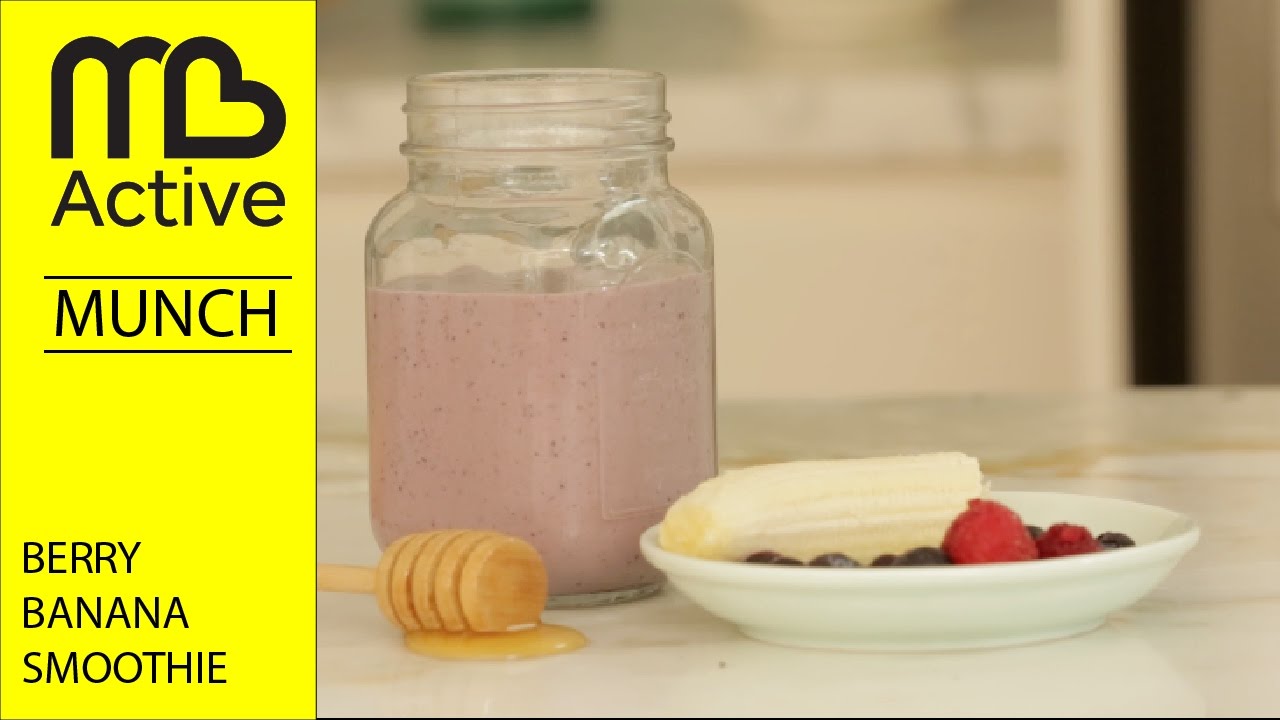 Michelle Bridges Recipe - Berry Banana Smoothie - YouTube