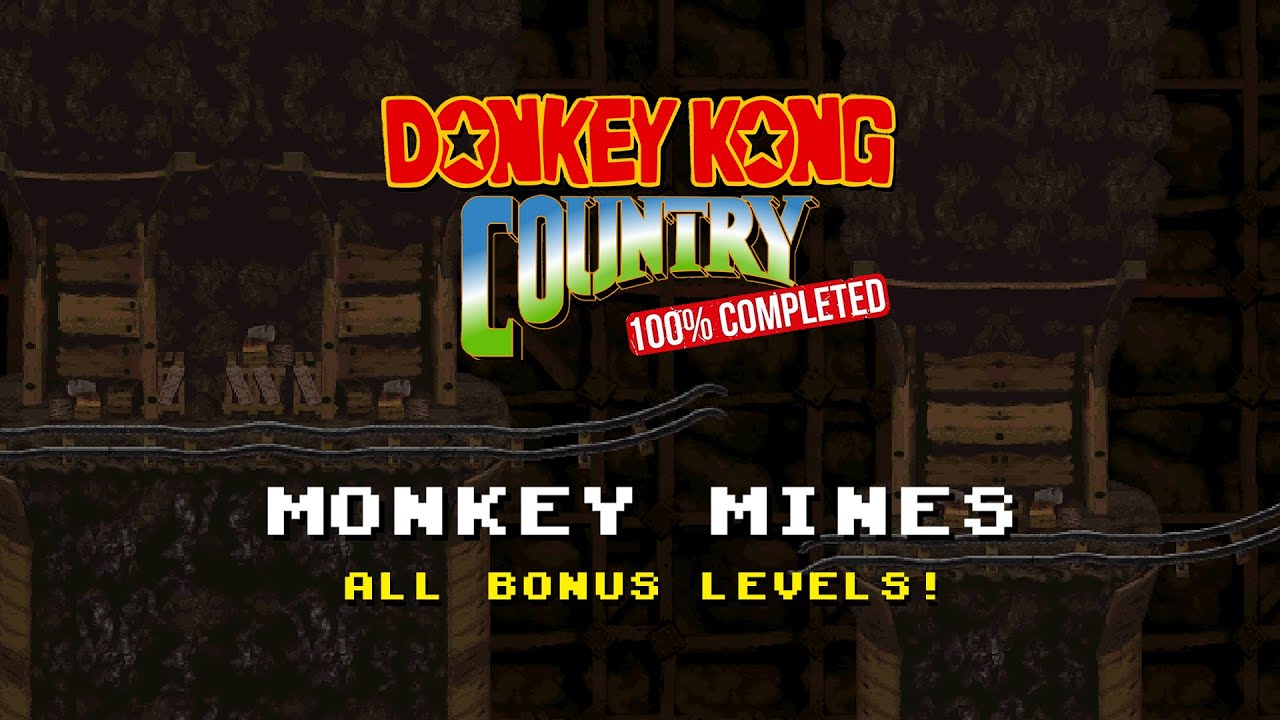 Monkey Mines #donkeykongcountry #snes #nintendo - YouTube