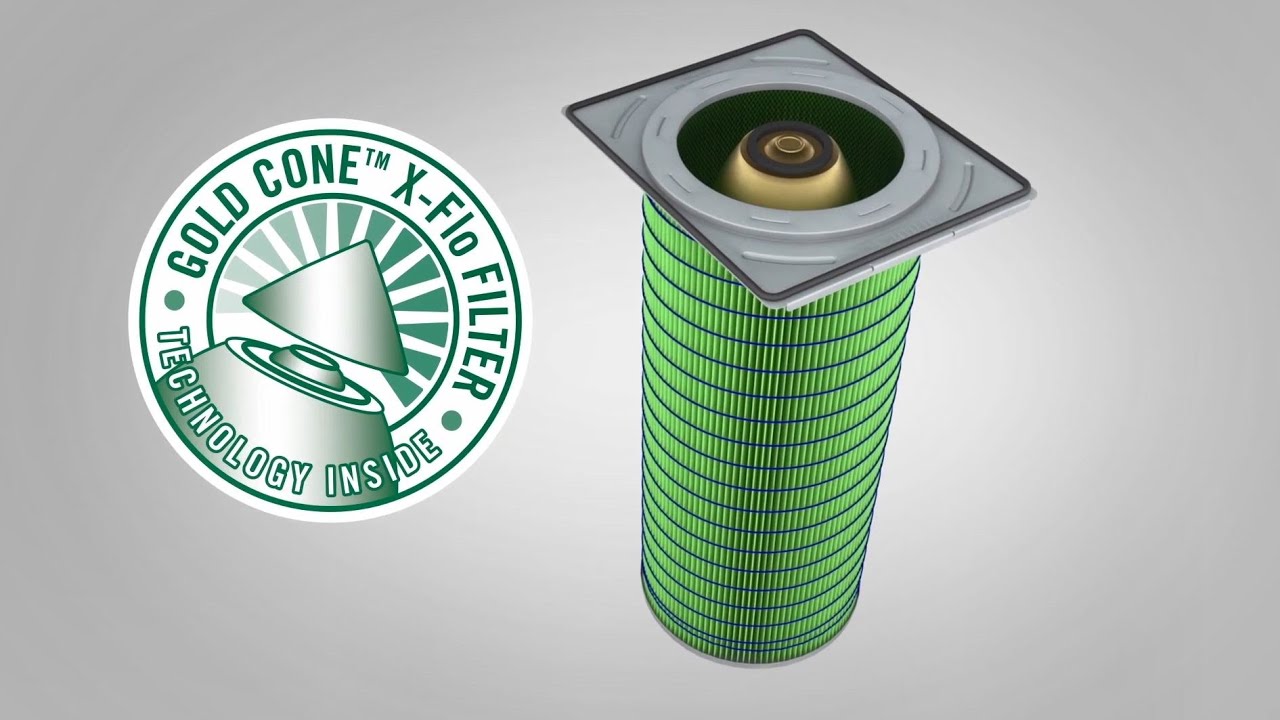 Gold Series X-Flo Gold Cone filter cartridge - YouTube