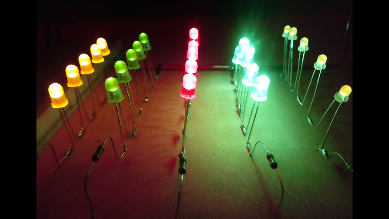 LEDs em 220Volts Como ligar vários LEDs em 220V - YouTube