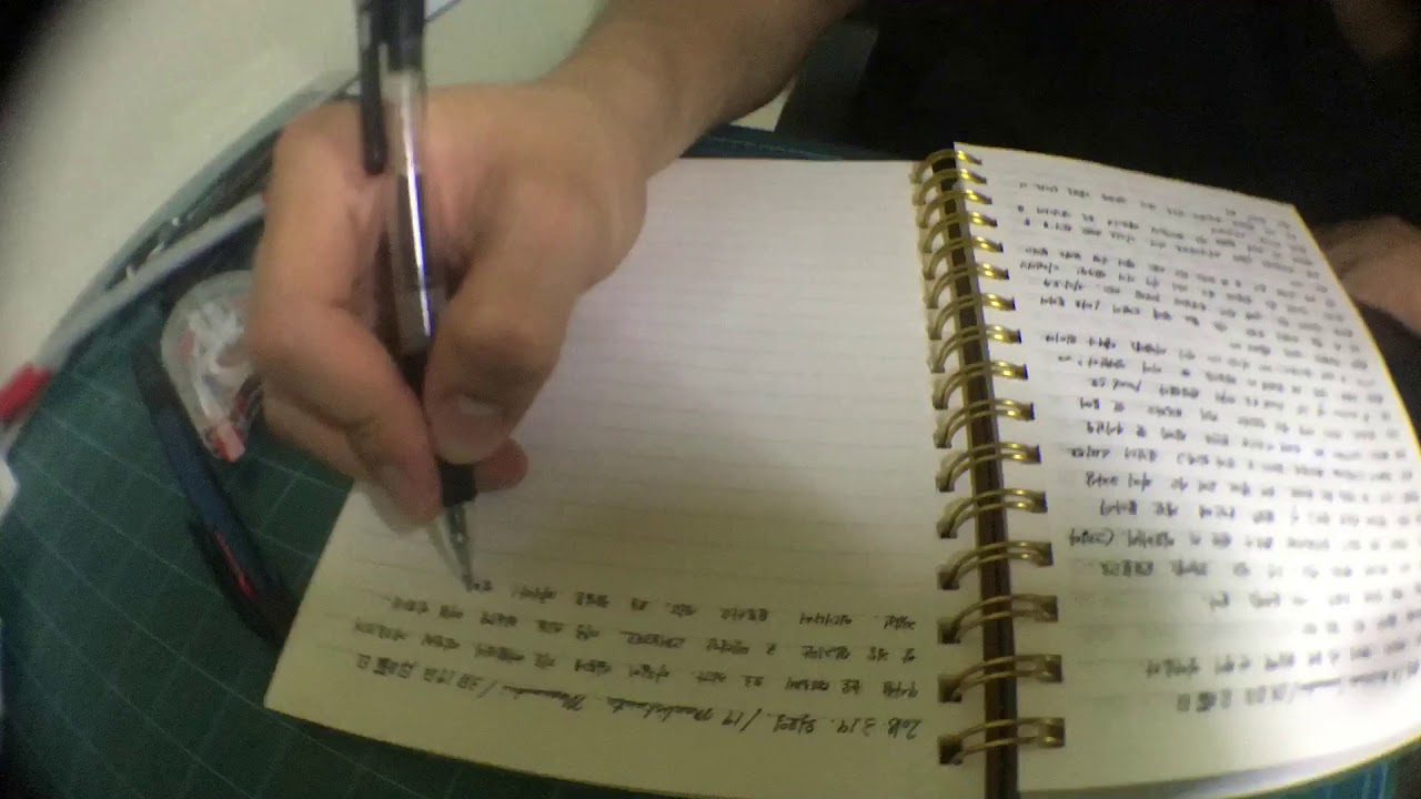 Calypso blue journal writing. - YouTube