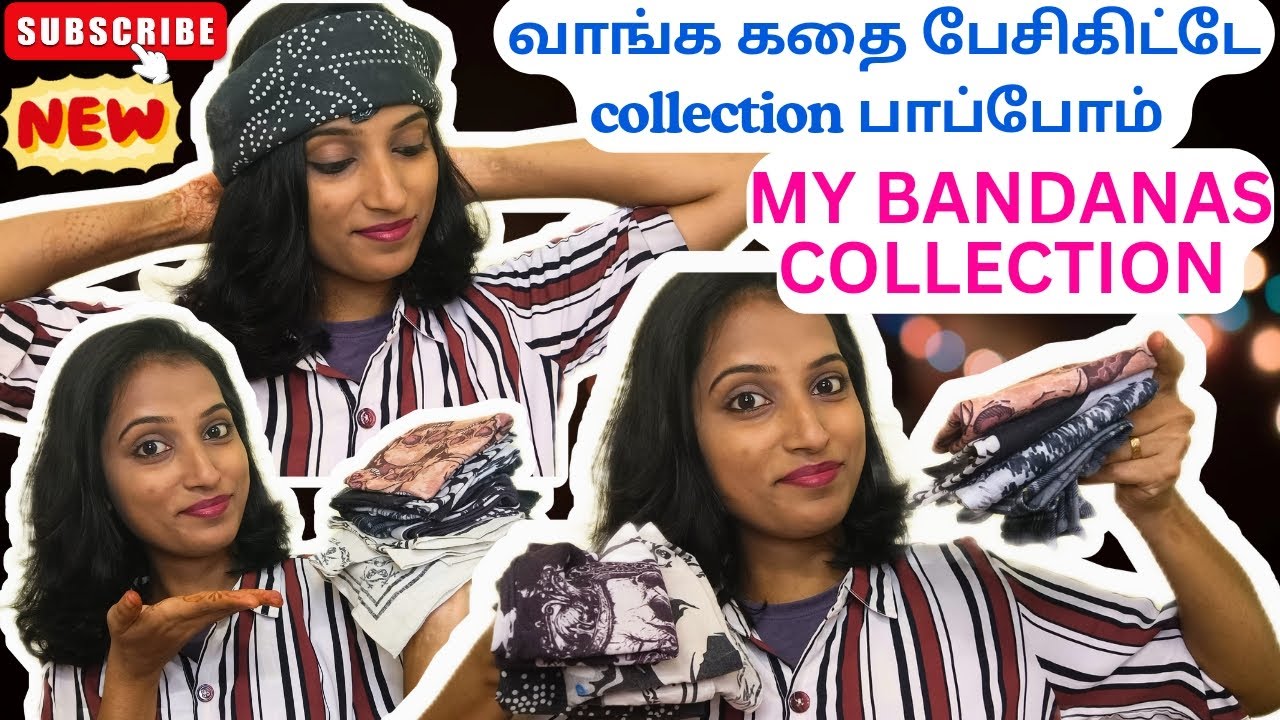 My Most Favourite Bandana Collection 🔥🔥 / வாங்க மொக்க போட்டுக்கொண்டே ...