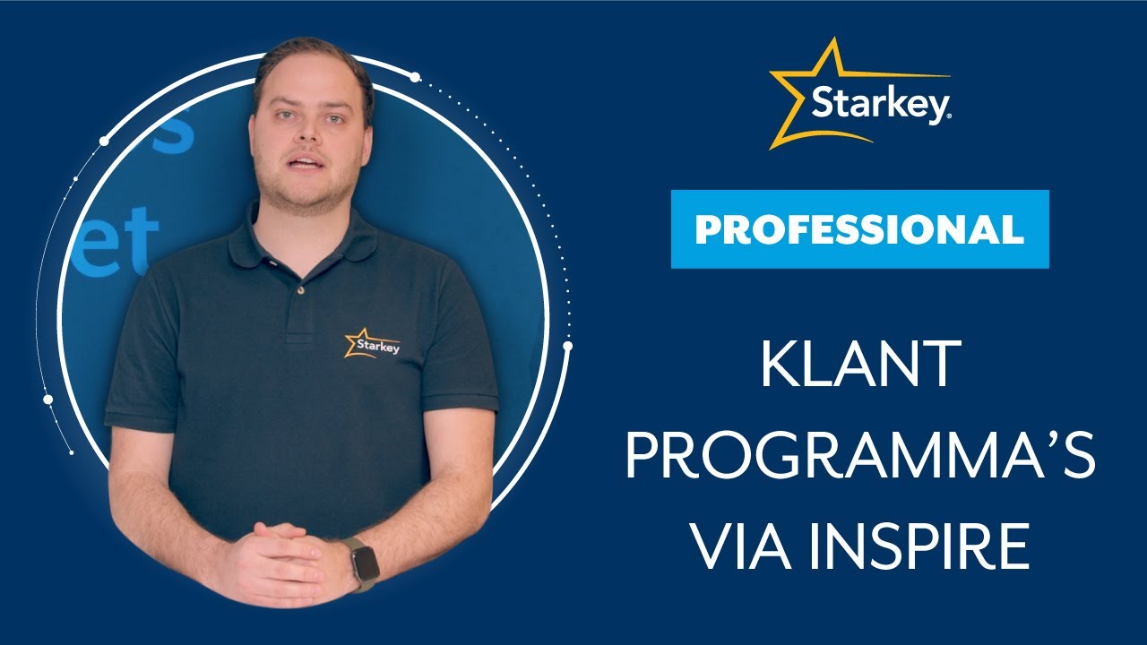 Leer hoe u via onze Starkey Inspire software de klantprogramma's kunt ...