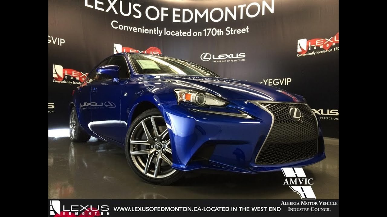 2016 Ultra Sonic Blue Lexus IS 300 AWD F Sport Series 2 Review | North ...