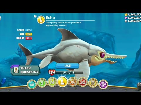 Echo Unlocked | Hungry Shark World - android Gameplay - YouTube