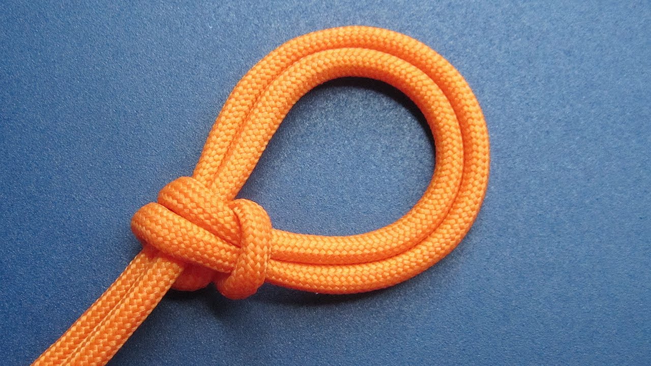 How to tie a simple but powerful double loop knot. Very useful two ...