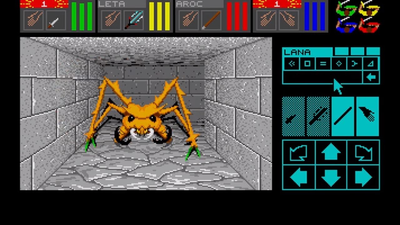 Atari ST Game: Dungeon Master - Chaos Strikes Back (1989 FTL Games ...