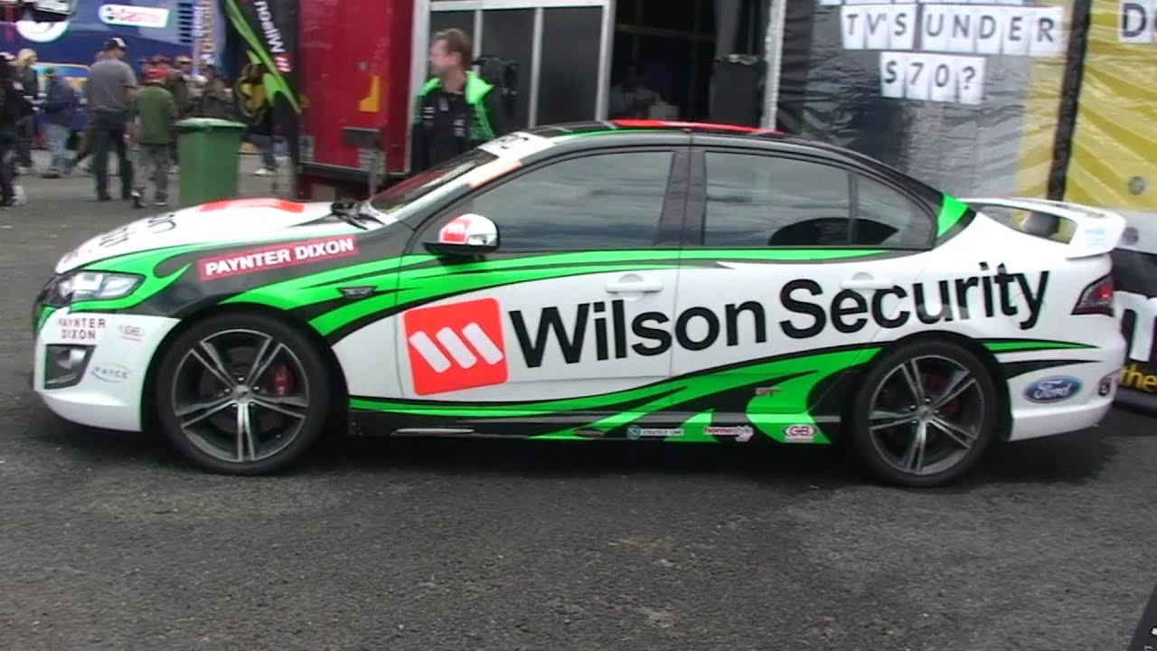 Wilson Security Ford FG Falcon V8 Supercar - YouTube