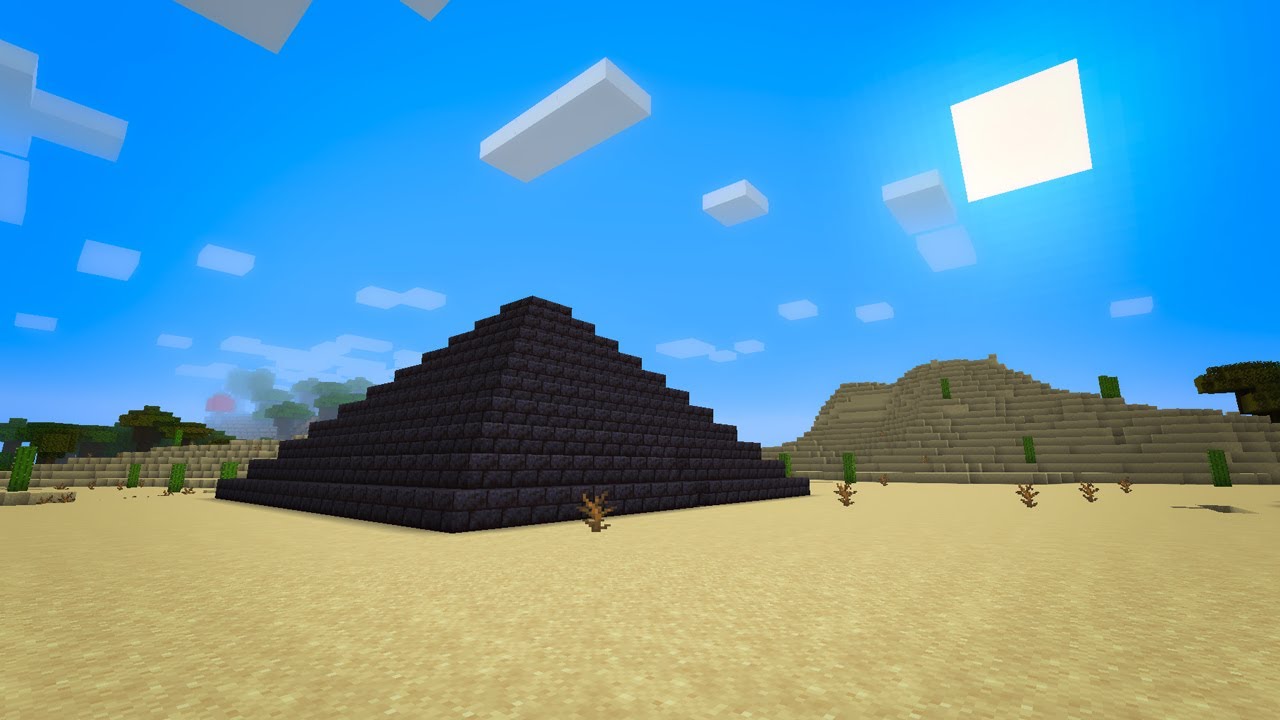 Exploring A Black Pyramid / Minecraft - YouTube