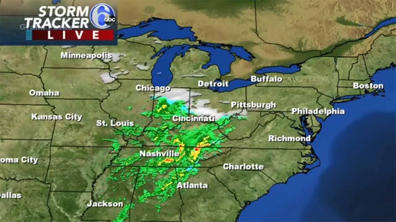 RADAR: Winter storm for Philadelphia, Pennsylvania, New Jersey and ...