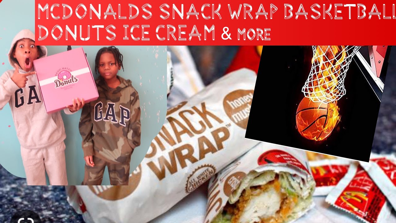 Mcdonald’s snack wrap recipe at home! Basketball, donuts Sunday Vlog # ...
