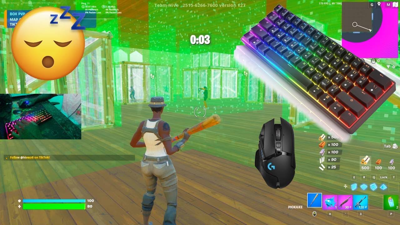 Fortnite ASMR Box fights 😴180hz Gameplay - YouTube