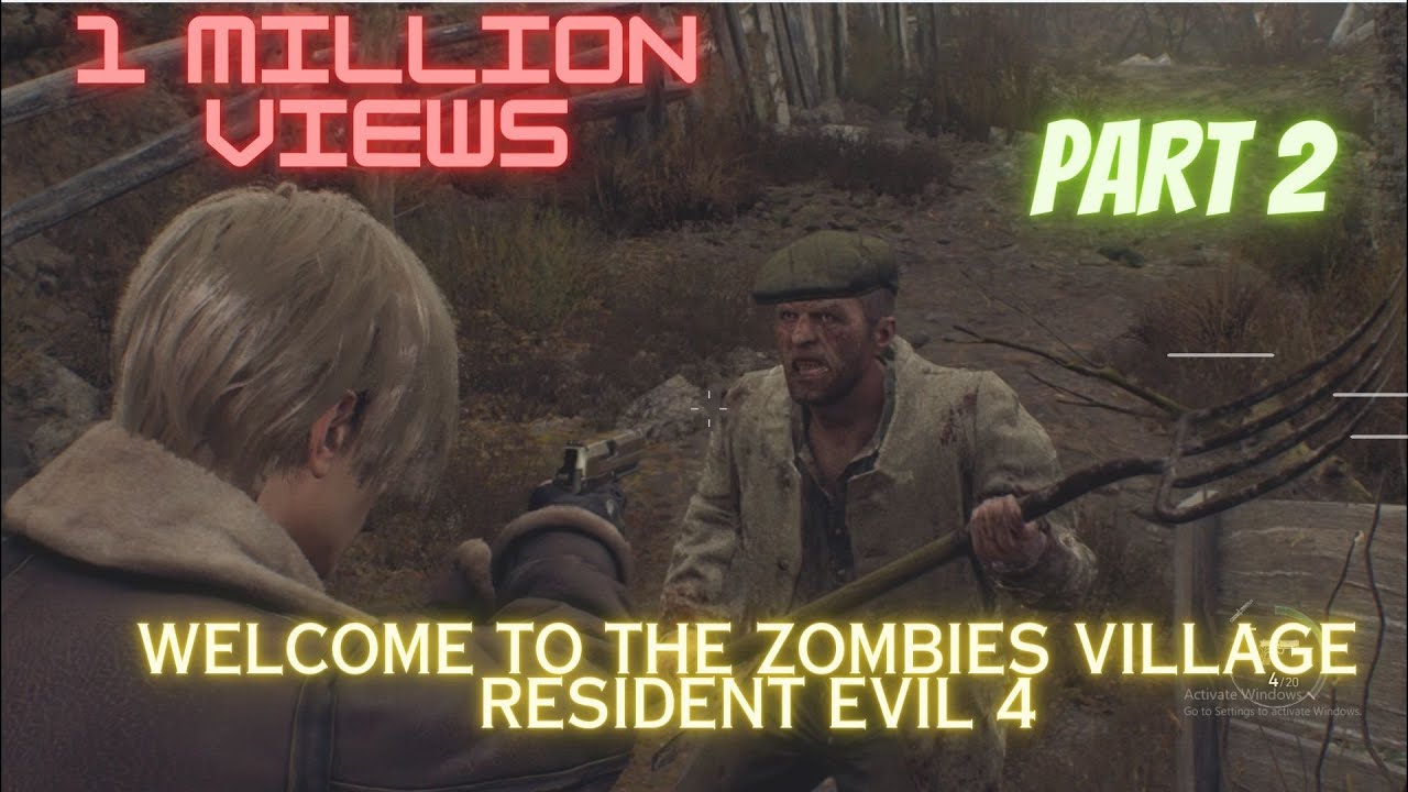 WELCOME TO THE ZOMBIES VILLAGE RESIDENT EVIL 4 ( Part 2 😱MY w/AWM # ...