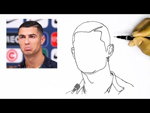 How to Draw Ronaldo | How to Draw Ronaldo Realistic | Ronaldo Drawing ...
