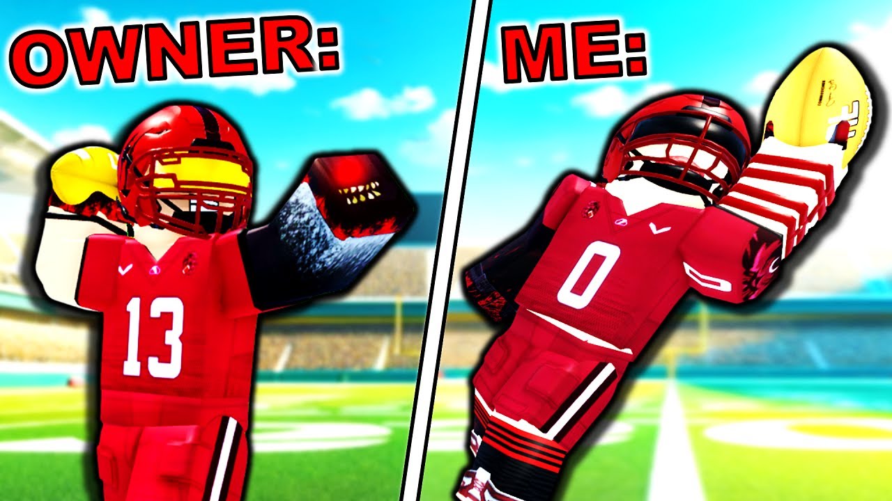 Playing WR for THE OWNER in Ultimate Football! - YouTube