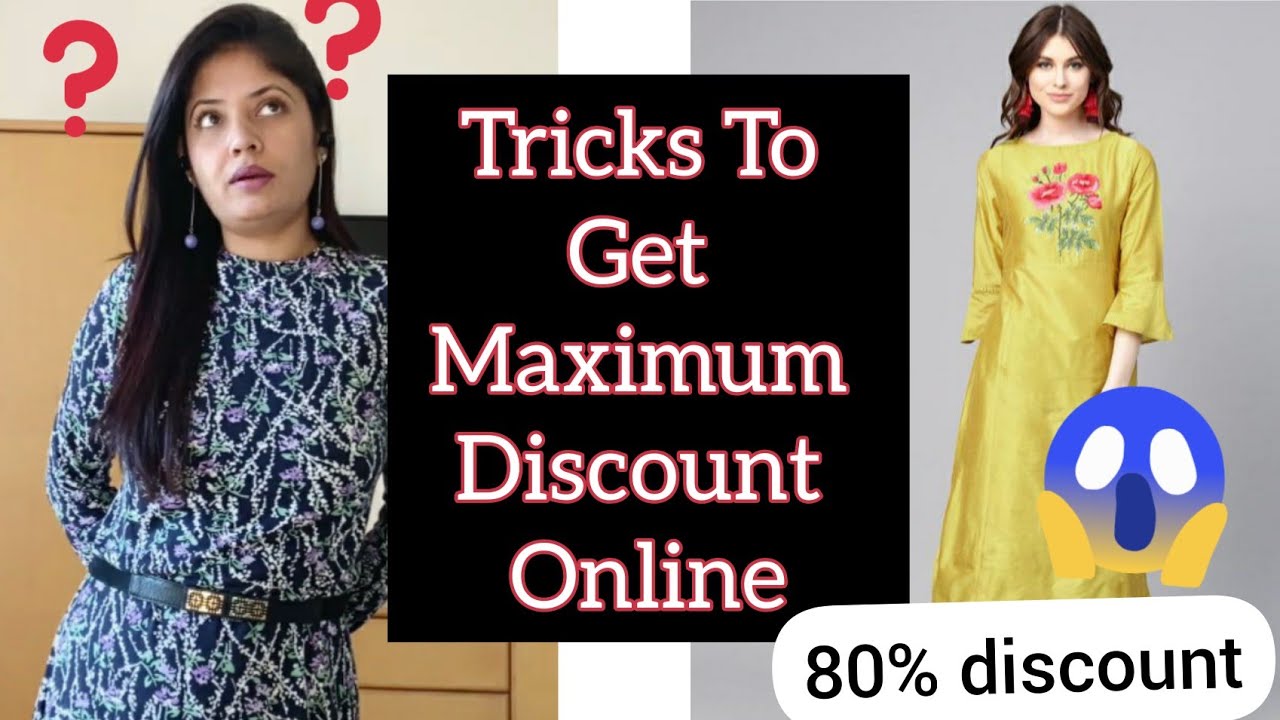 Tricks To Get Maximum Discount Online On Branded Products - YouTube