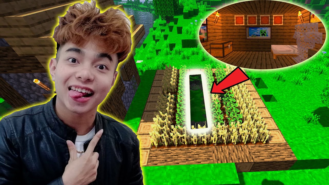 Cách Làm Một Ngôi Nhà Dưới Ruộng Lúa Trong Minecraft - YouTube