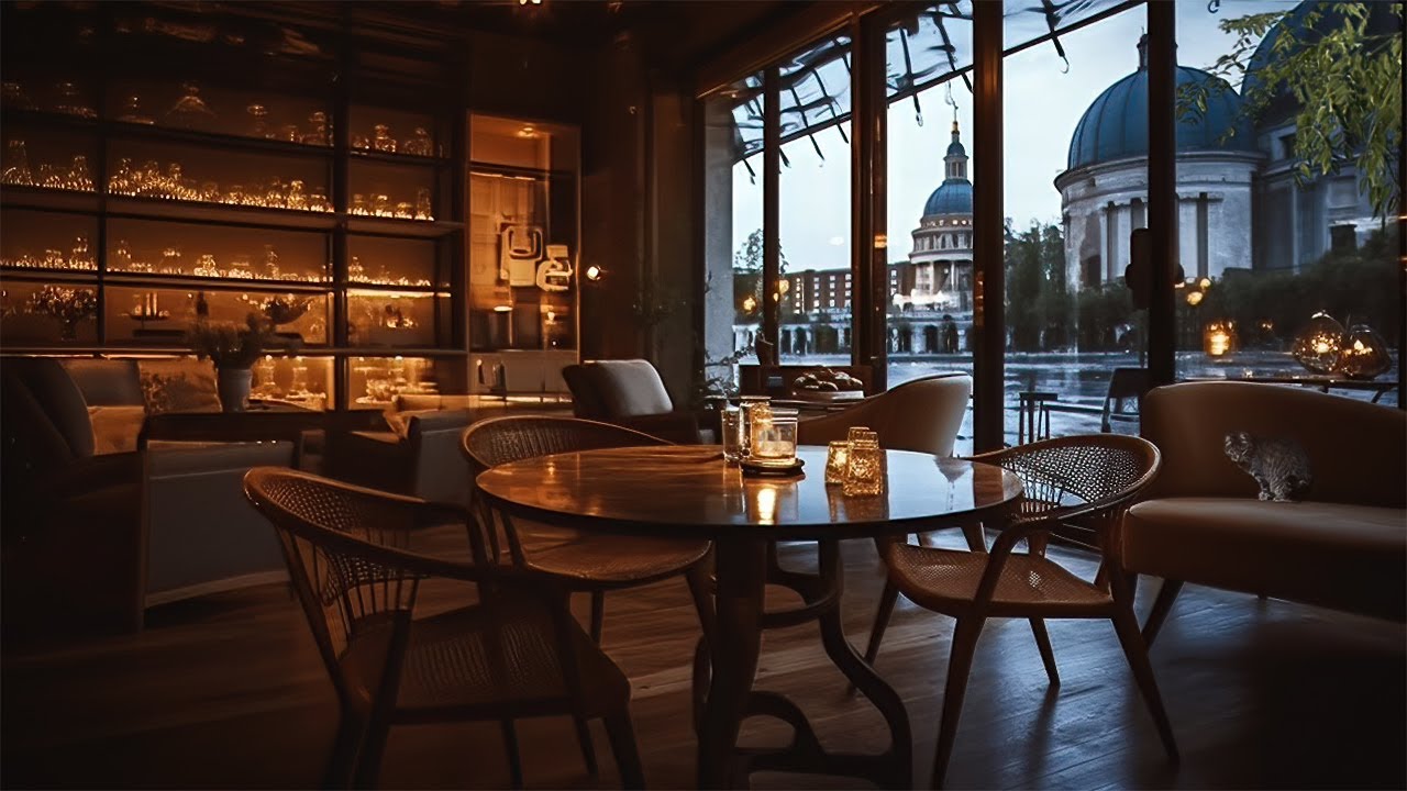 Cozy Coffee Shop Ambience with Relaxing Jazz Music For Study,Work,Relax ...