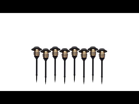 FieldSmith Marine 8pack of Solar Pathway Lights - YouTube