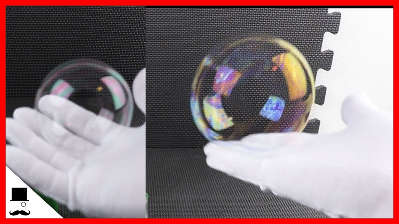 Strong bubbles that does not burst as easy and can be bounced ...