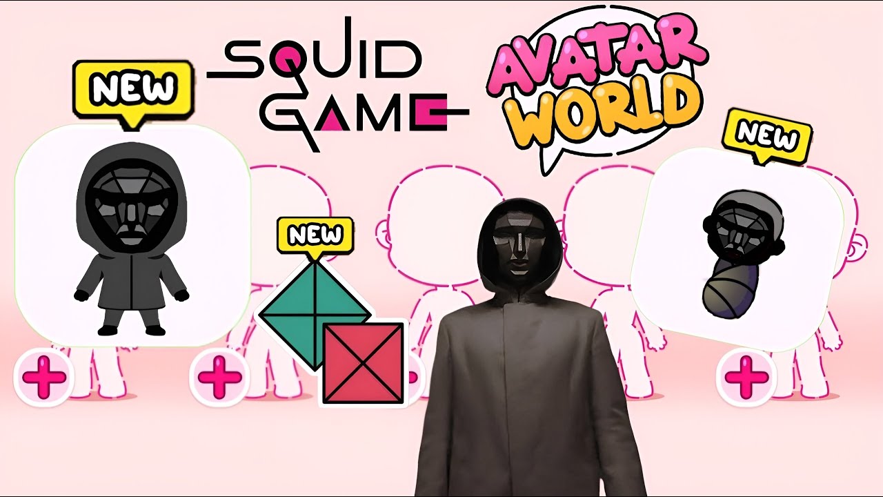 HOW TO MAKE SQUID GAME ⭕ XO CHARACTERS IN AVATAR WORLD PazuPoP fun ...