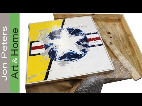 How to Pack and Crate Artwork / Paintings for Shipping - YouTube