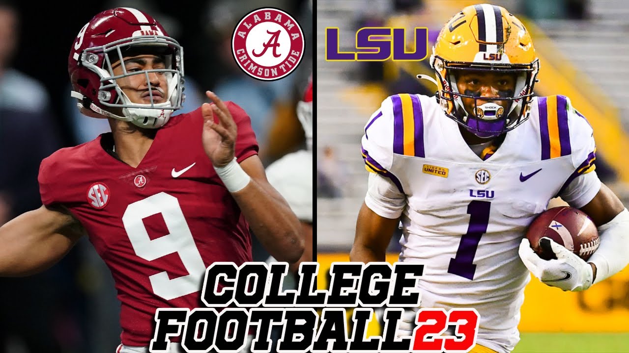 Alabama vs LSU - 2022 Week 9 Simulation (NCAA 14 Revamped w/ Updated ...