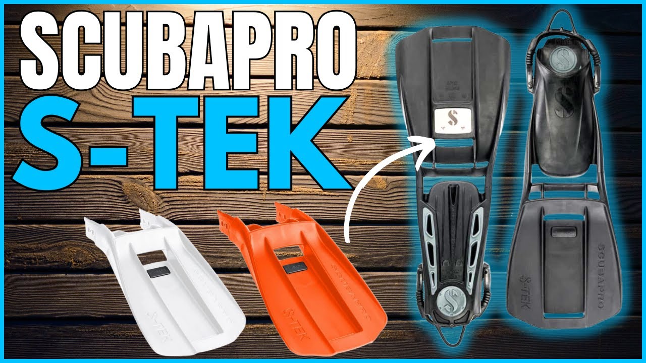 The ScubaPro S-Tek fins (FIRST LOOK) - YouTube