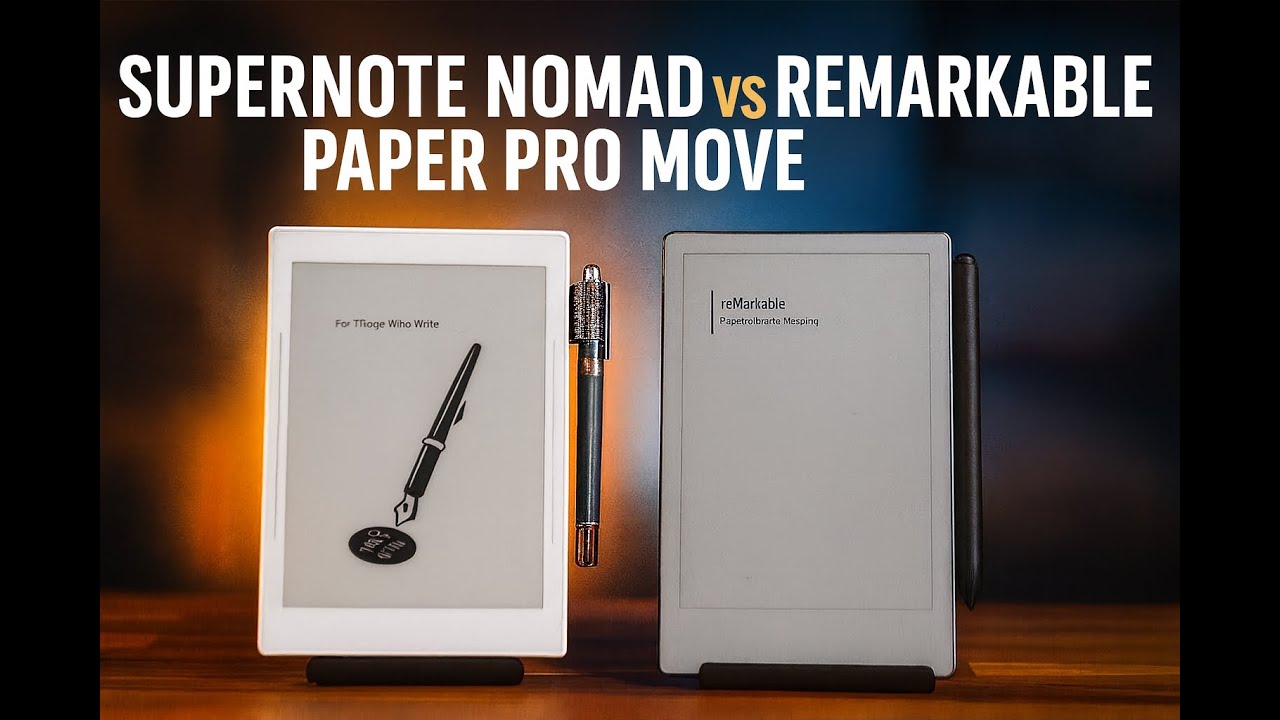 Supernote Nomad vs Remarkable Paper Pro Move — Who Wins the Knowledge ...