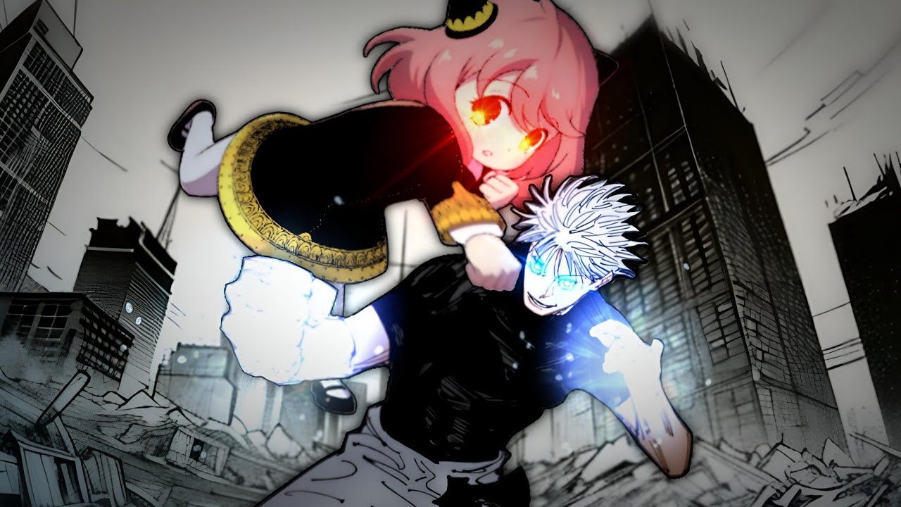 ANYA vs GOJO | Manga Animation - YouTube