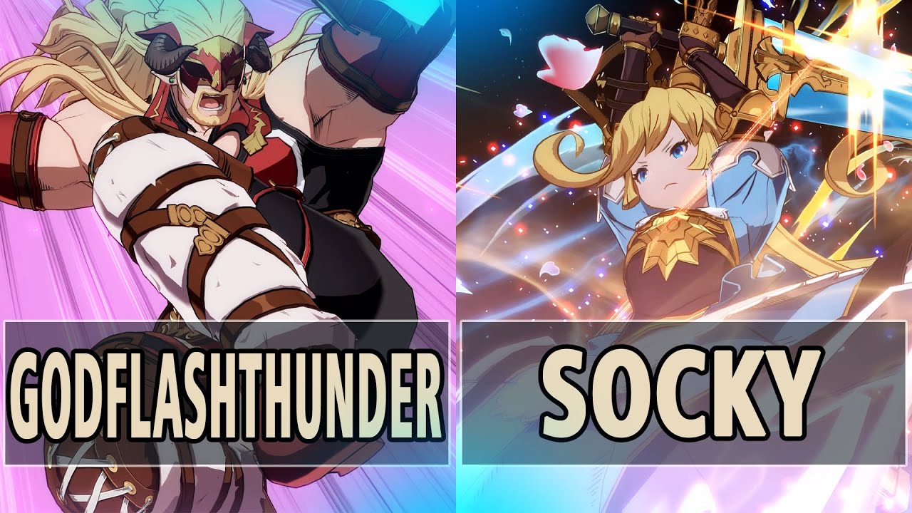 GBVS: GODFLASH THUNDER (Ladiva) Vs Socky (Charlotta) | High Level Gameplay. - YouTube