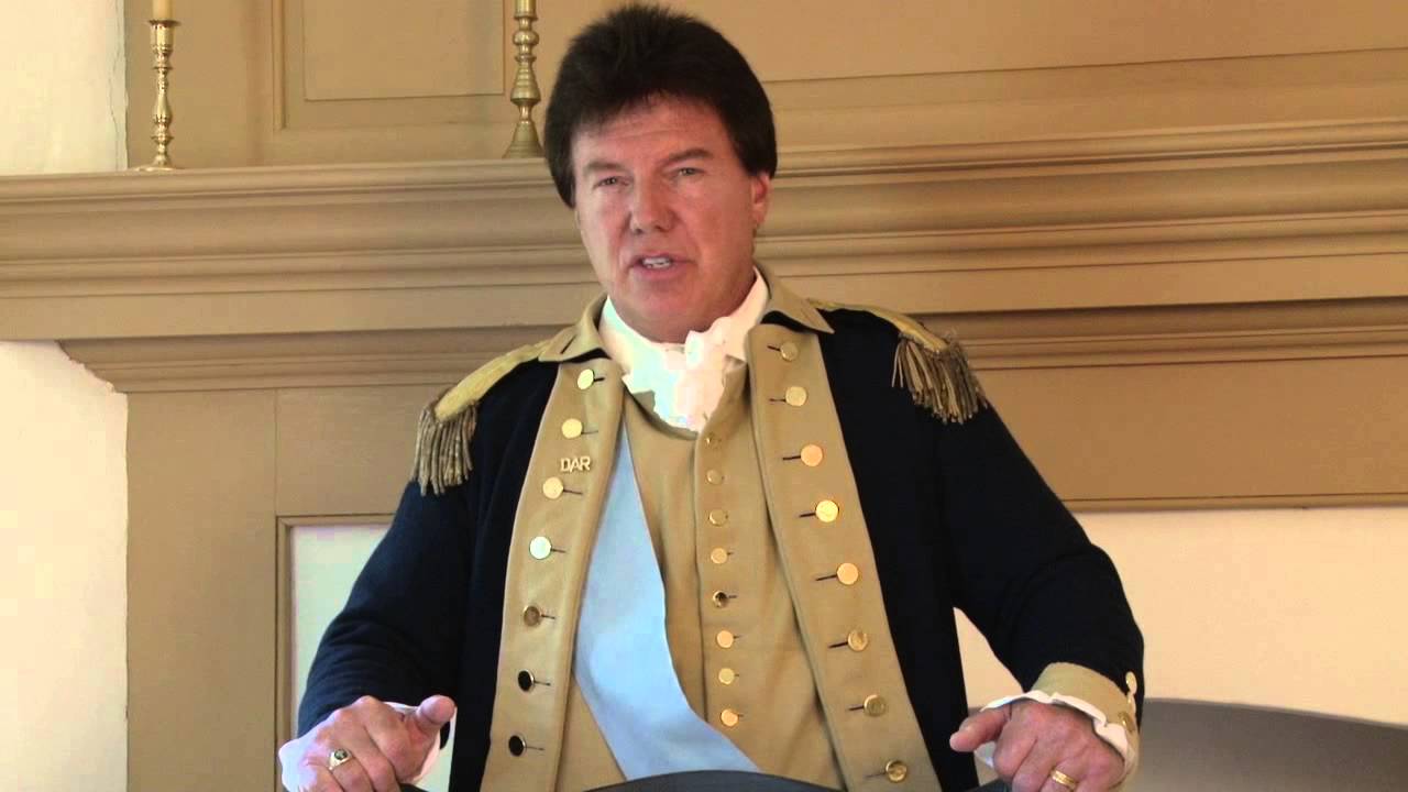Sam Davis's Portrayal of George Washington - YouTube