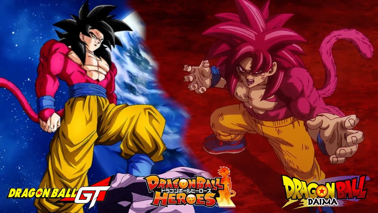 Dragon Ball: Every Goku Super Saiyan 4 Transformation Supercut ...