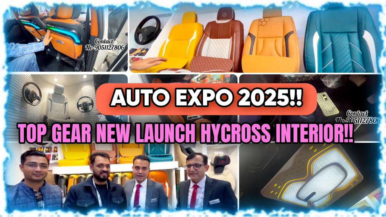 Auto Expo 2025 Top Gear New Launch Seat Covers | Innova Hycross ...
