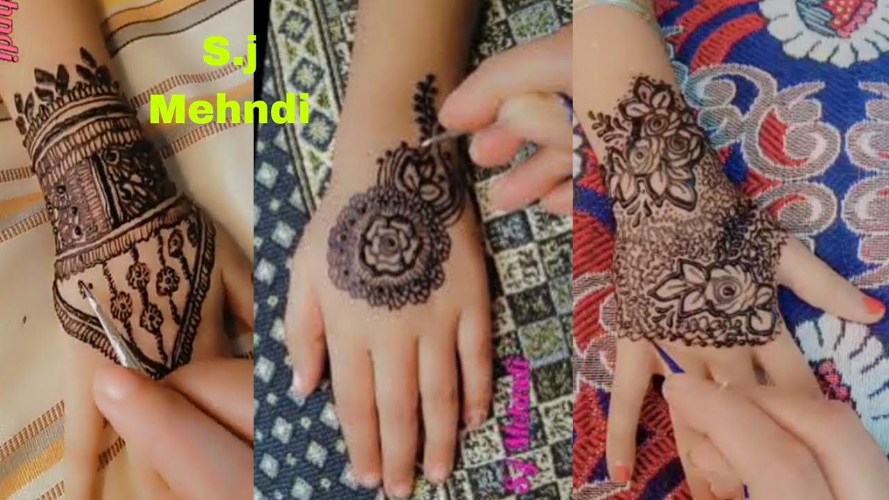 Easy mehndi design for babies hand | kids mehndi design 2024 | baby ...