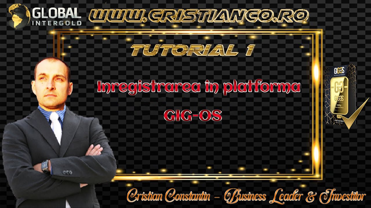 Tutorial 1 - Inregistrarea In platforma GIG-OS - YouTube